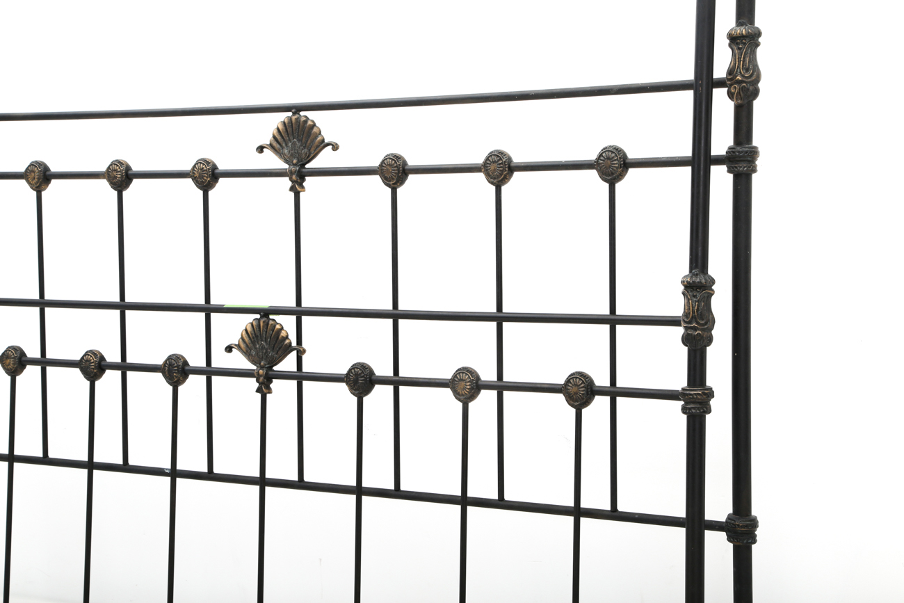 King Size Wrought Iron Bed Frame EBTH